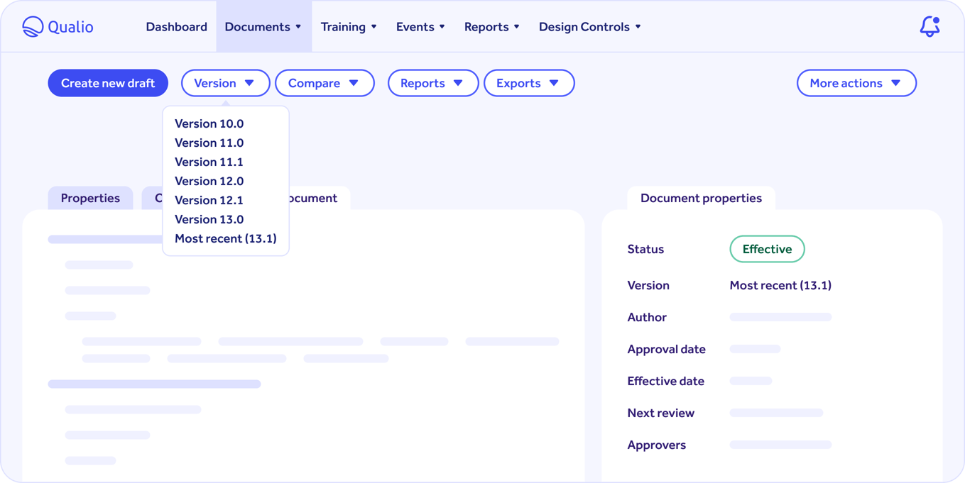 Qualio — Easy document management software
